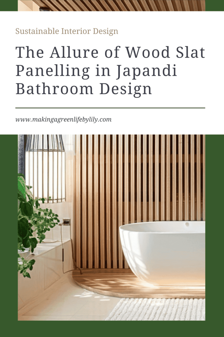 10 Ways to Use Wood Slat Panelling in Japandi Bathroom – Making A Green ...